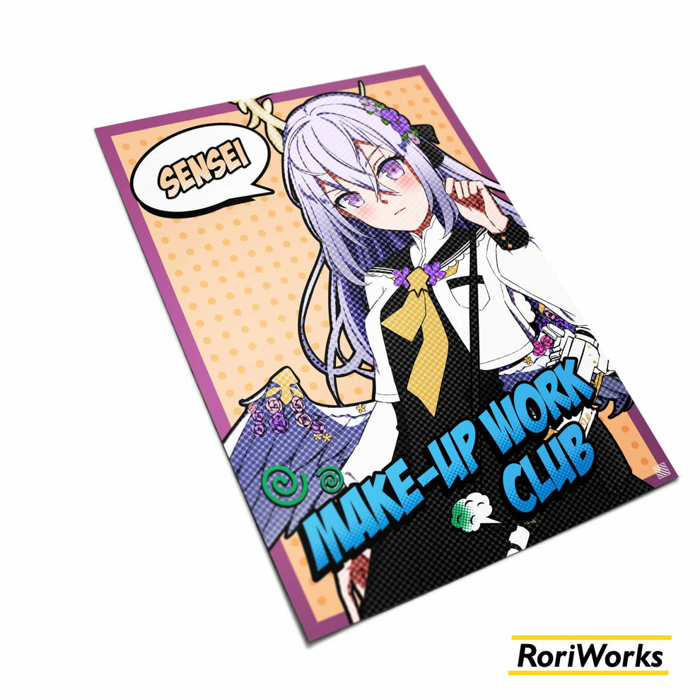 Poster - Azusa Shirasu (Retro Pop Art) – RoriWorks